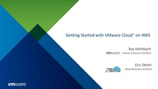 Getting Started with VMware Cloud on AWS | PDF | Cloud Computing | Internet