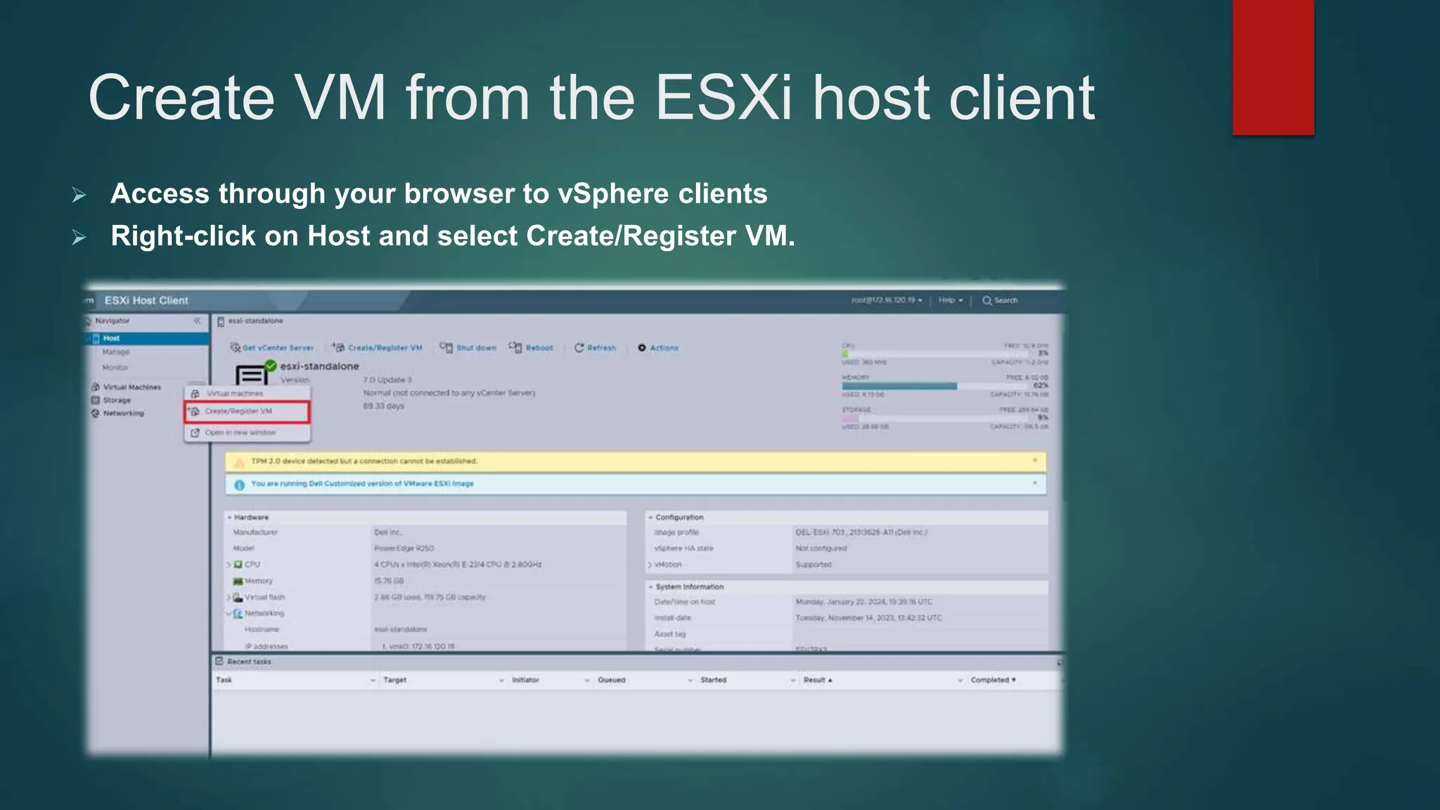 Vmware Data Center Virtualization Esxi And Vcenter Pptx