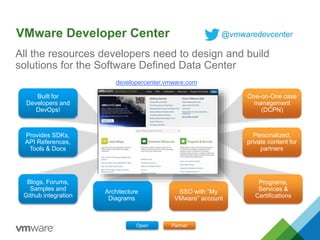 VMware Developer Center --One Pager | PPTX