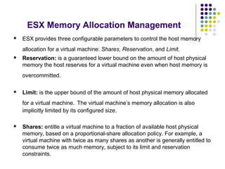 Vm ware esx memory management | PPT