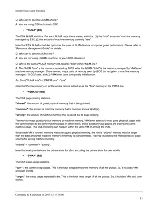 Vmware esx top commands doc 9279 | PDF | Operating Systems | Computer Software and Applications