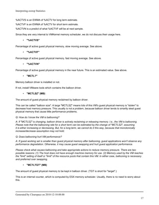 Vmware esx top commands doc 9279 | PDF | Operating Systems | Computer Software and Applications