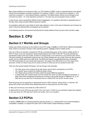 Vmware esx top commands doc 9279 | PDF | Operating Systems | Computer Software and Applications