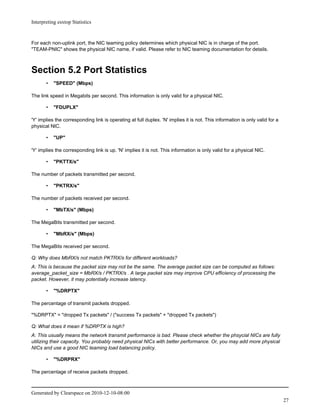 Vmware esx top commands doc 9279 | PDF | Operating Systems | Computer Software and Applications