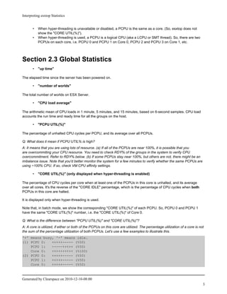 Vmware esx top commands doc 9279 | PDF | Operating Systems | Computer Software and Applications