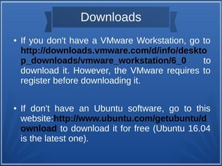 V mware installation with example of ubuntu by vivek | PPT