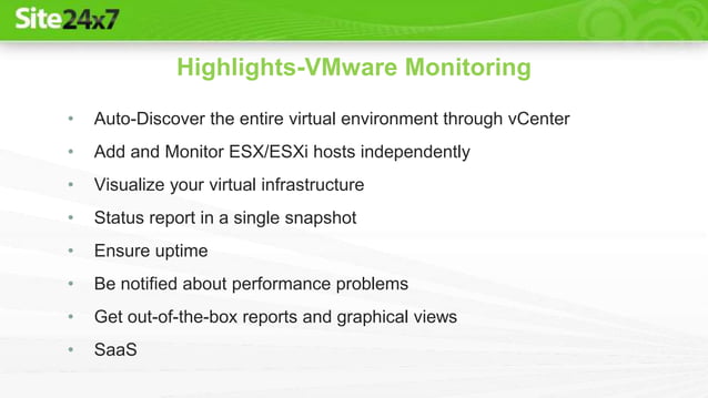 VMware Monitoring - Discover And Monitor Your Virtual Environment | PPT