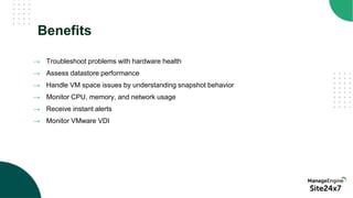 VMWare monitoring - Discover and monitor your virtual environment | PPTX