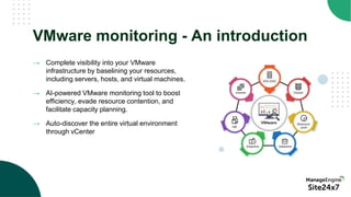 VMWare monitoring - Discover and monitor your virtual environment | PPTX