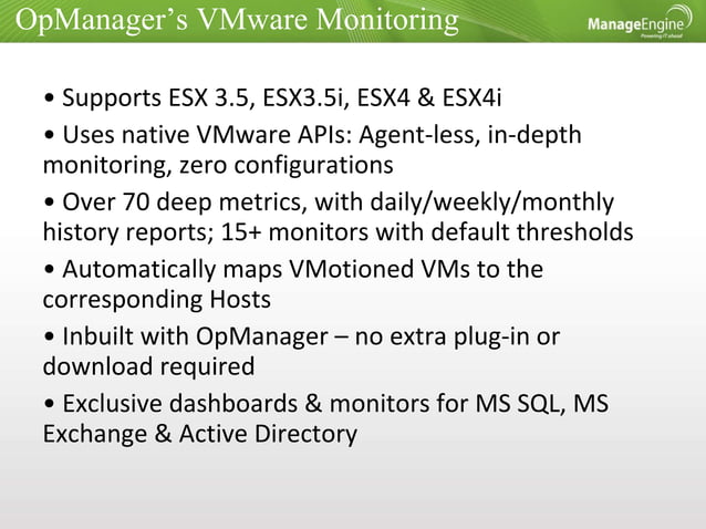 VMware monitoring must haves | PPT