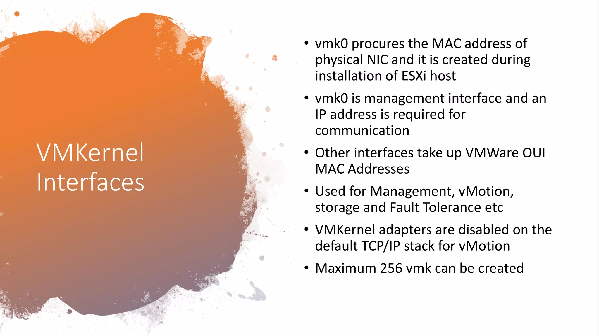 Vmware Networking Basic Pptx Computer Networking Computing