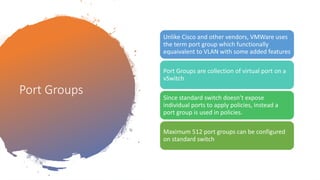 VMWare Networking Basic | PPTX | Computer Networking | Computing