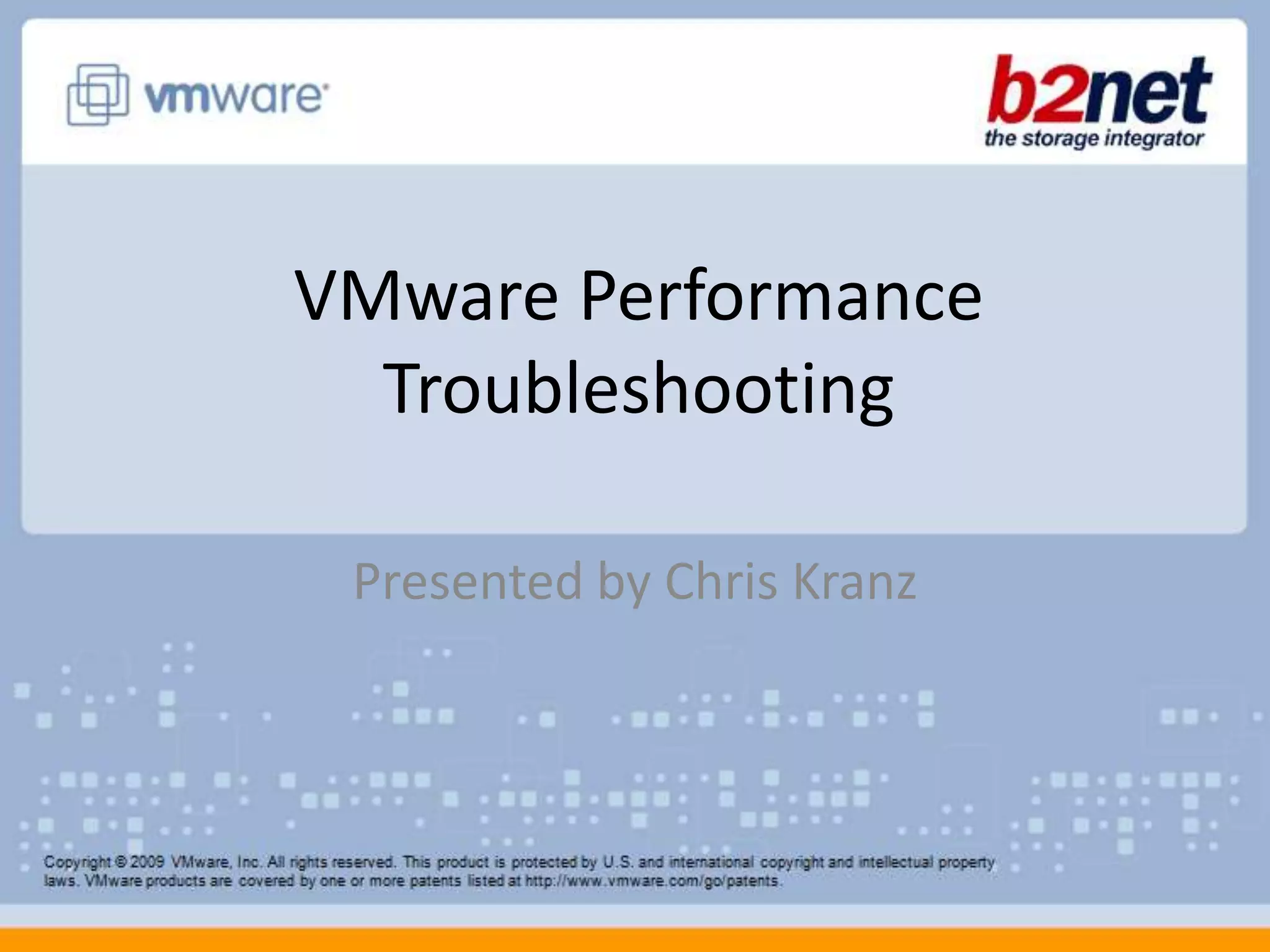 Vmwareperformancetroubleshooting 100224104321-phpapp02 (1) | PPTX