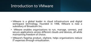 Virtualization and Cloud Computing in VMWare | PPT