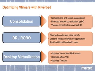 VMware & Riverbed | PPT | Cloud Computing | Internet