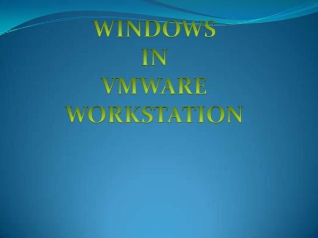 VMWare School Presentation | PPTX