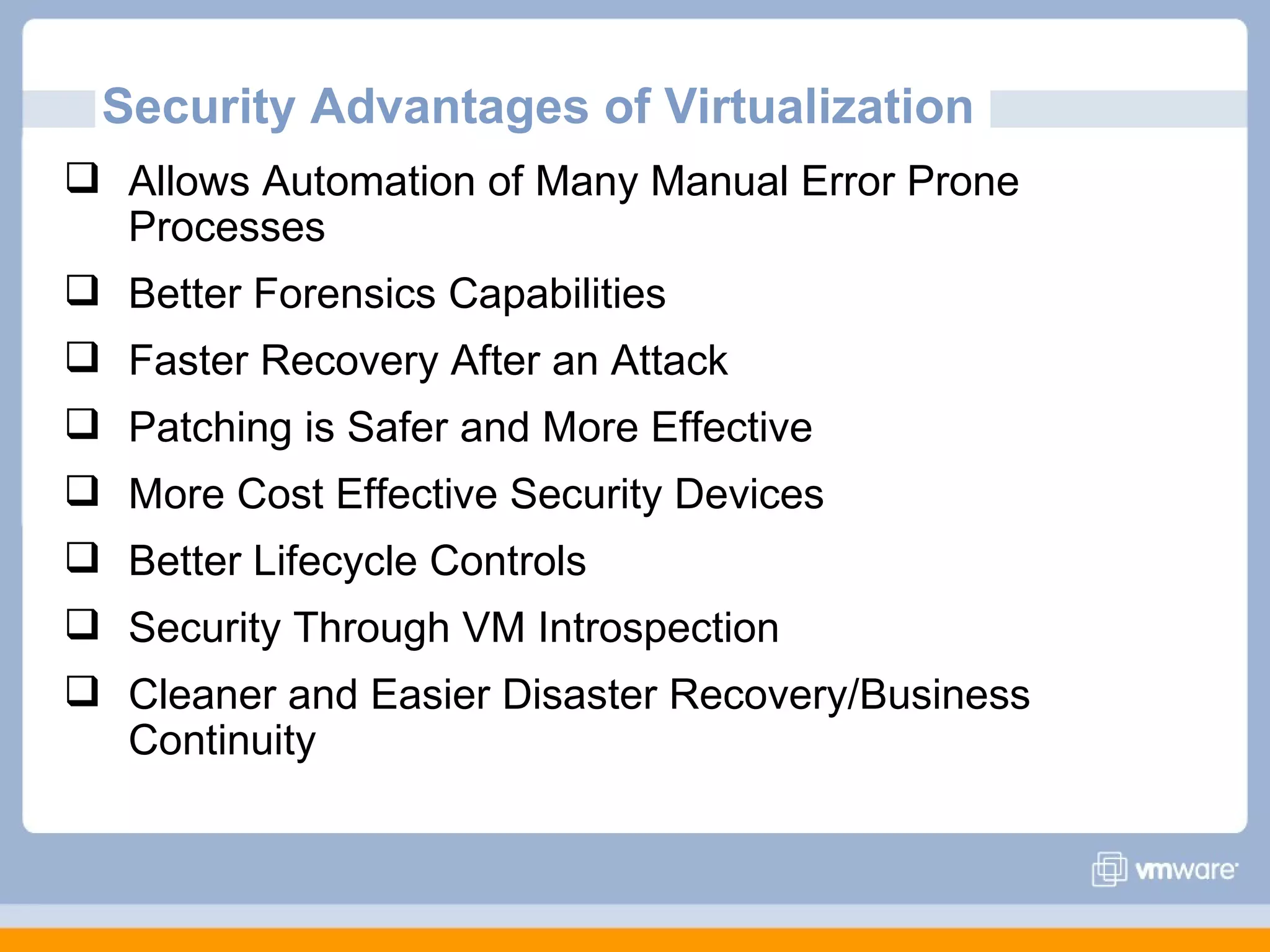 Why Security Teams should care about VMware | PPT