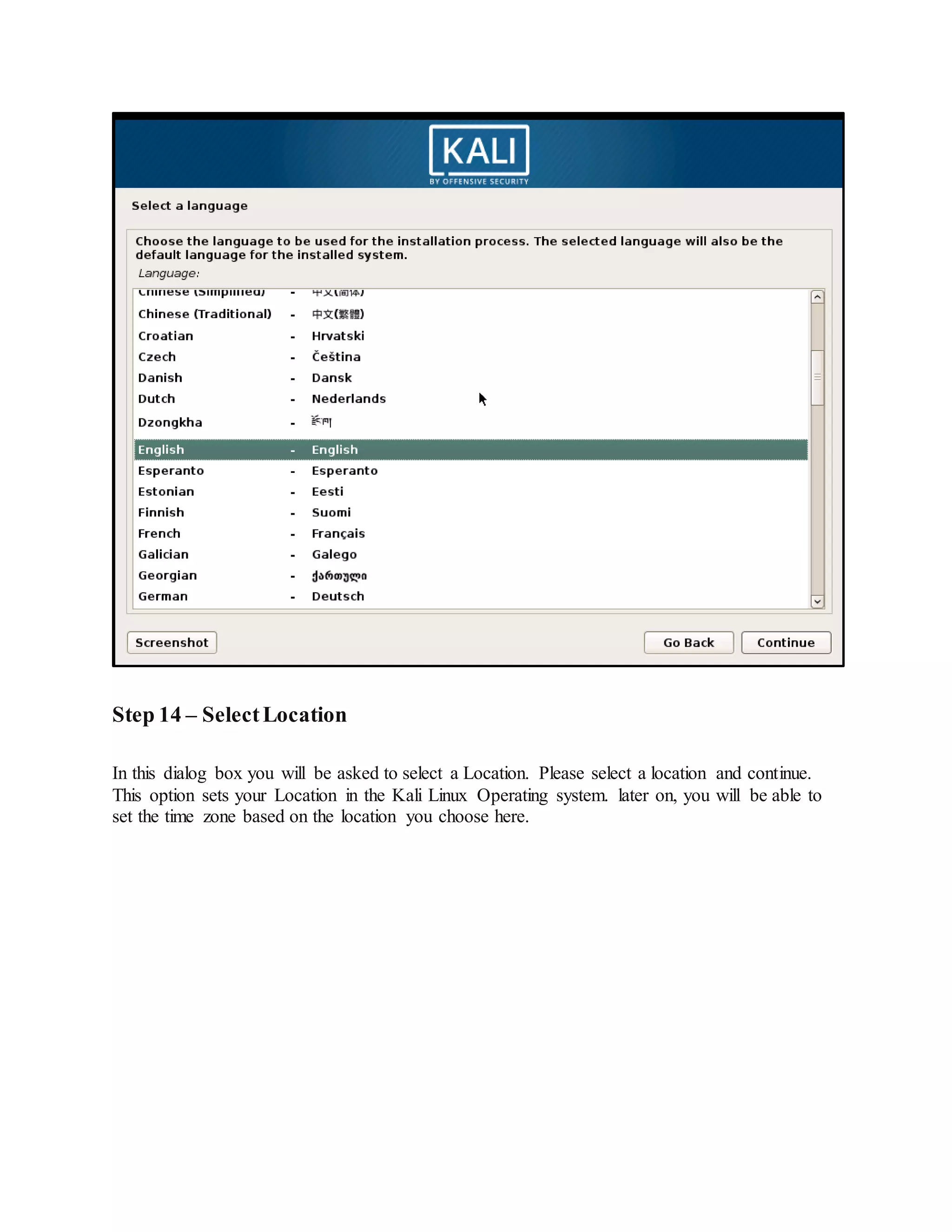 Kali Linux Installation process in VMware Step-By-Step | DOCX