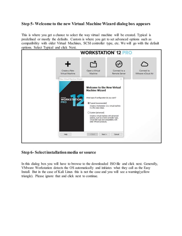 Kali Linux Installation process in VMware Step-By-Step | DOCX