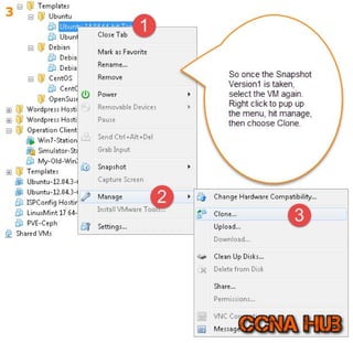 Create Linked Clone VPS from a Template Snapshot V1 - VMware Station Cloning | PDF | Computing ...
