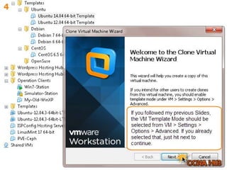 Create Linked Clone VPS from a Template Snapshot V1 - VMware Station Cloning | PDF | Computing ...