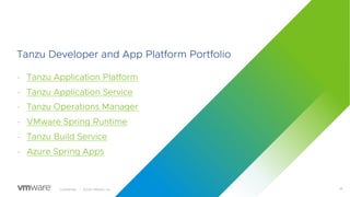 VMware Tanzu Portfolio Guide 2023 Shouheng Ting, Solution Engineer | PDF