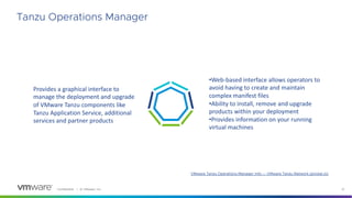 VMware Tanzu Portfolio Guide 2023 Shouheng Ting, Solution Engineer | PDF