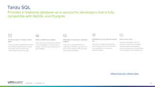 VMware Tanzu Portfolio Guide 2023 Shouheng Ting, Solution Engineer | PDF