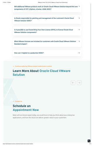 VMware to Cloud: OCI, OCVS, VMware to Oracle Cloud Infrastructure | PDF