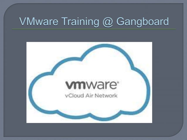VMware training | PPTX