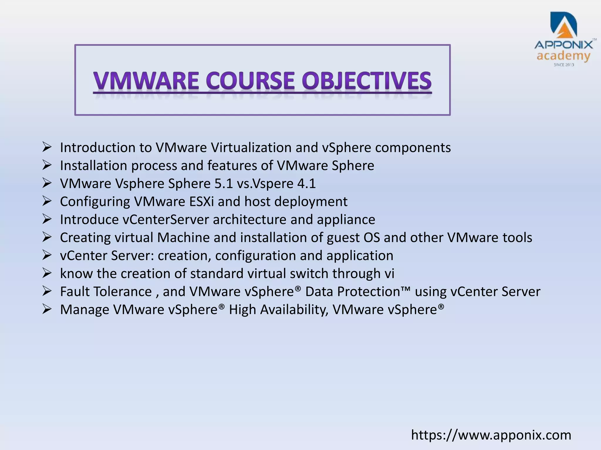 Vmware training in gurgaon | PPT
