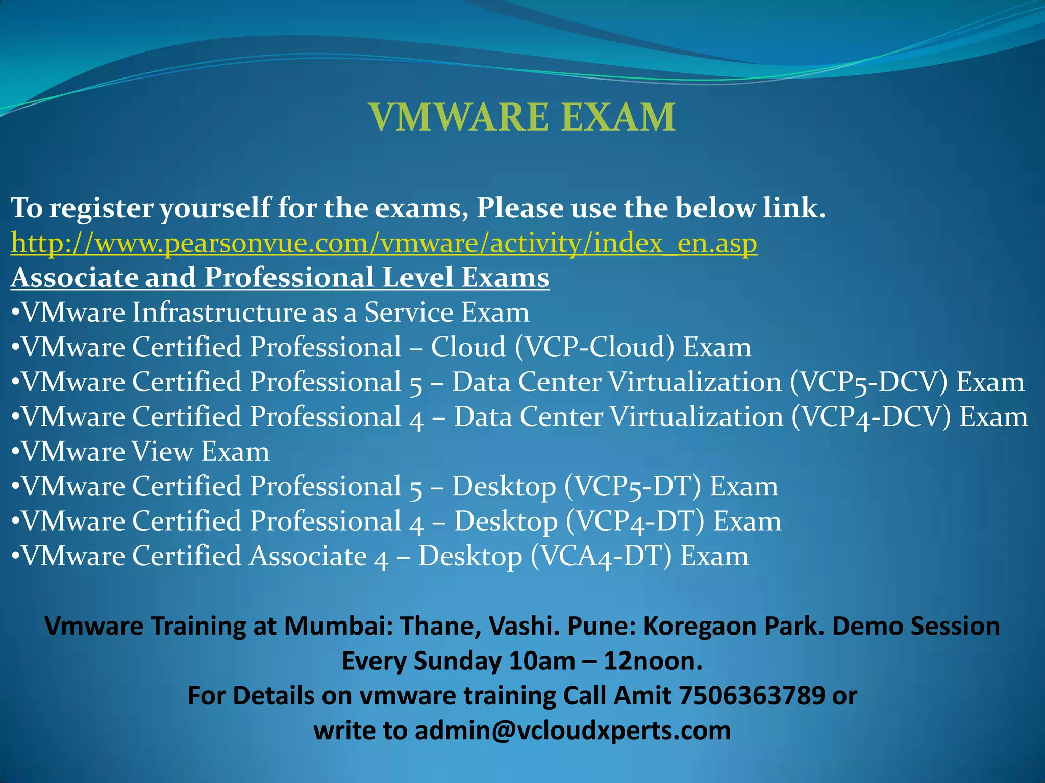Vmware training presentation | PPTX