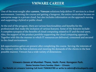 Vmware training presentation | PPTX