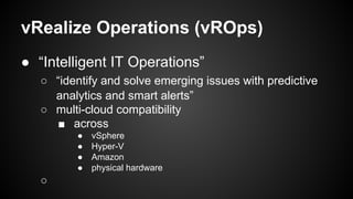 VMware vCloud and vRealize Operations | PDF