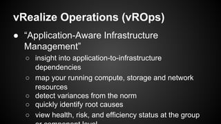VMware vCloud and vRealize Operations | PDF