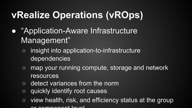 VMware vCloud and vRealize Operations | PDF | Cloud Computing | Internet