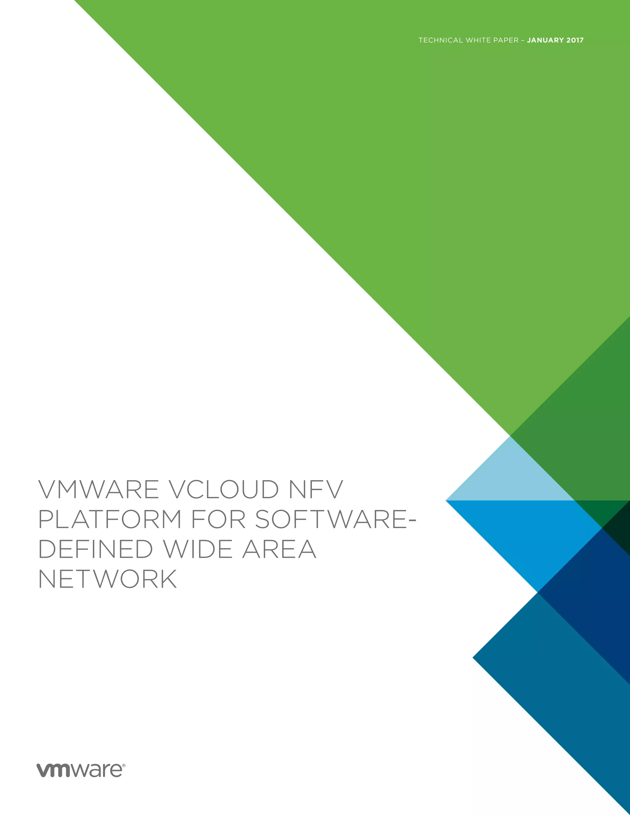 Vmware vcloud nfv sdwan | PDF