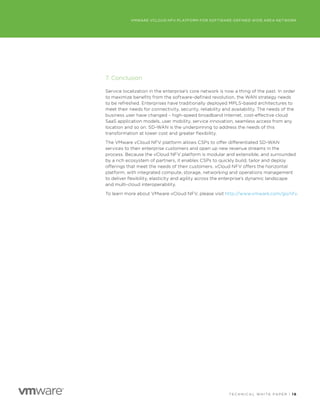 Vmware vcloud nfv sdwan | PDF