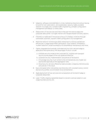 Vmware vcloud nfv sdwan | PDF