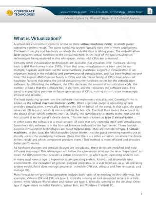 VMware vSphere Vs. Microsoft Hyper-V: A Technical Analysis | PDF
