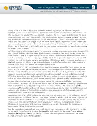 VMware vSphere Vs. Microsoft Hyper-V: A Technical Analysis | PDF