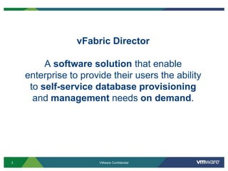 VMware vFabric Data Director for DB as a Service | PPT