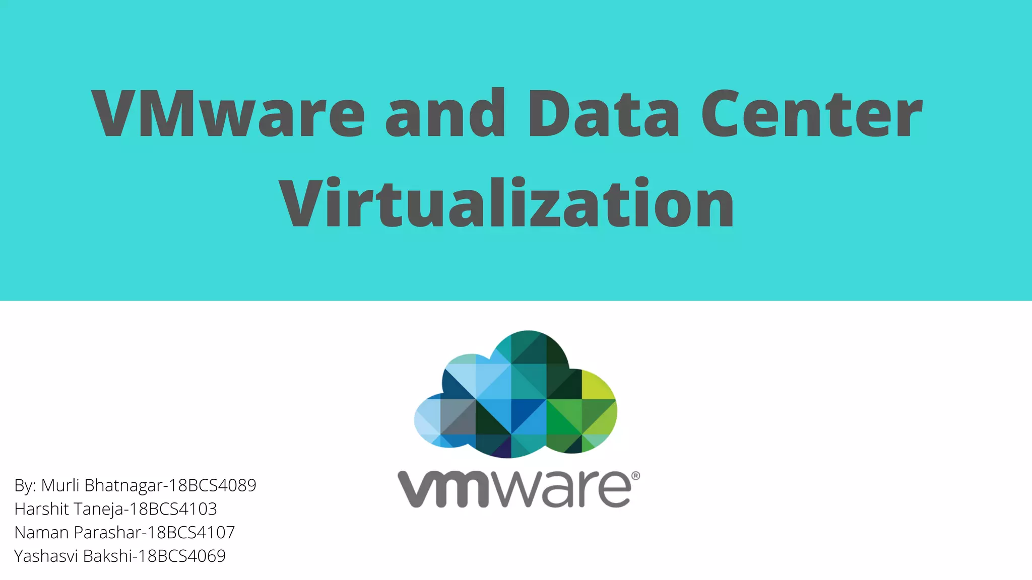 Vmware virtualization in data centers | PDF