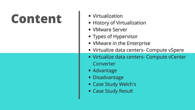 Vmware virtualization in data centers | PDF | Computing | Technology & Computing