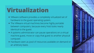 Vmware virtualization in data centers | PDF