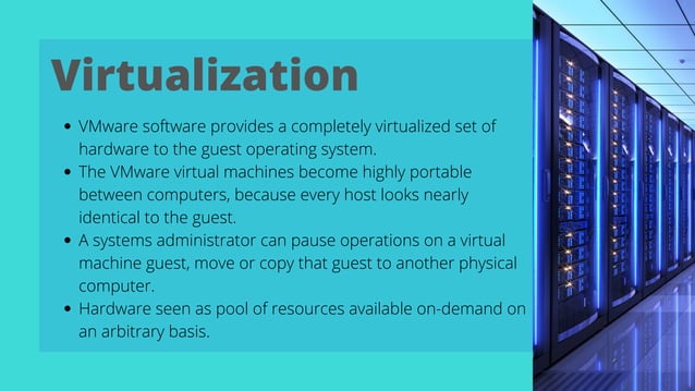 Vmware virtualization in data centers | PDF | Computing | Technology & Computing