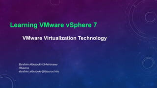 VMware Virtualization Technology Vsphere | PPTX