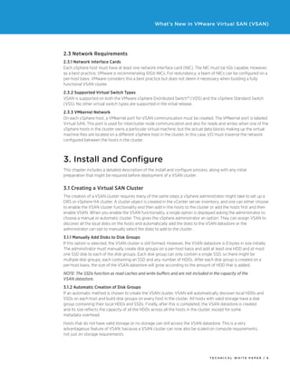 What's New in VMware Virtual SAN | PDF