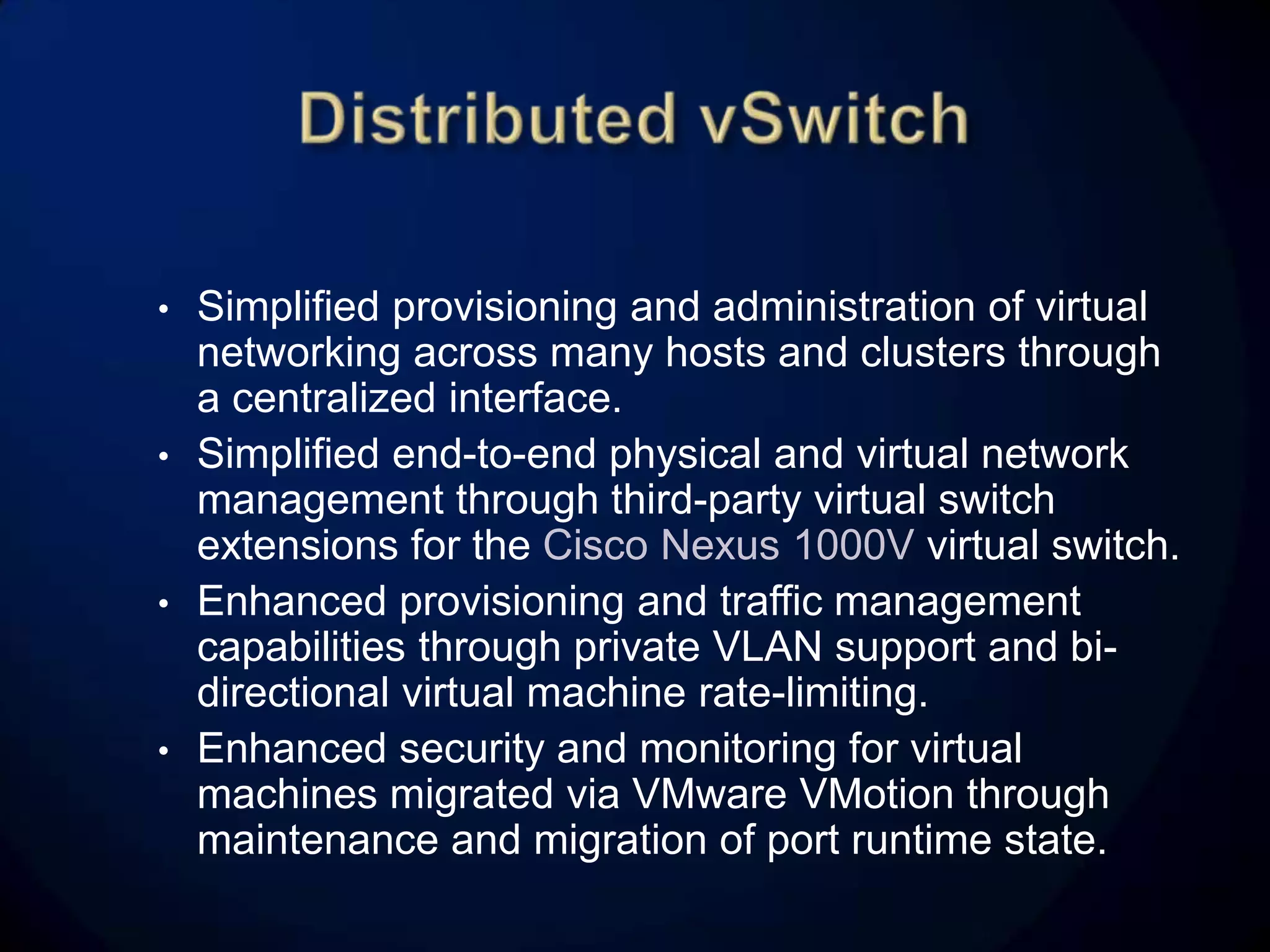 VMware vSphere | PPTX | Computer Software and Applications | Computing