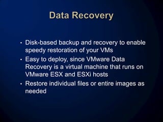 VMware vSphere | PPTX | Computer Software and Applications | Computing